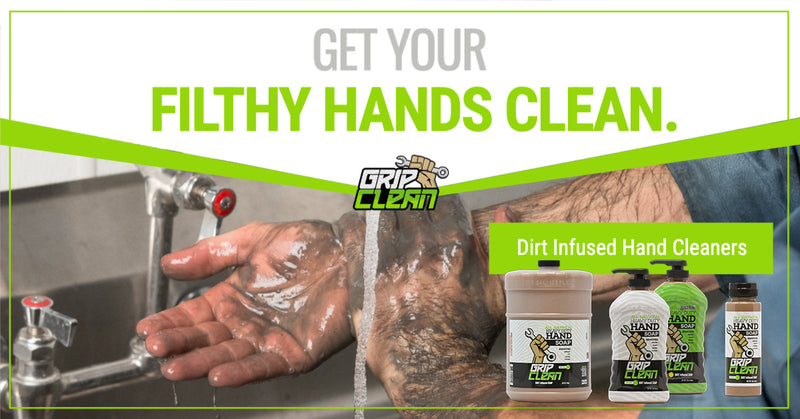 Grip Clean | Hand Cleaner For Auto Mechanics & Pumice Soap Industrial