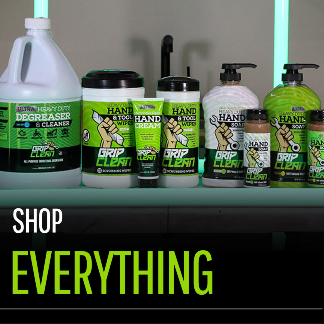 Grip Clean | Hand Cleaner For Auto Mechanics & Pumice Soap Industrial