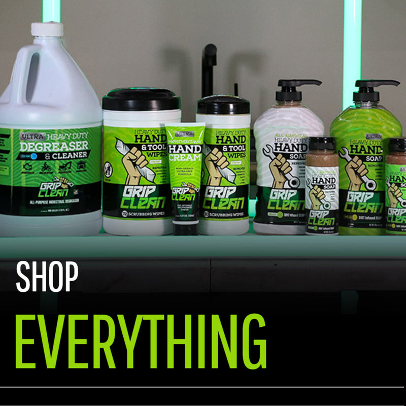 Grip Clean | Hand Cleaner For Auto Mechanics & Pumice Soap Industrial